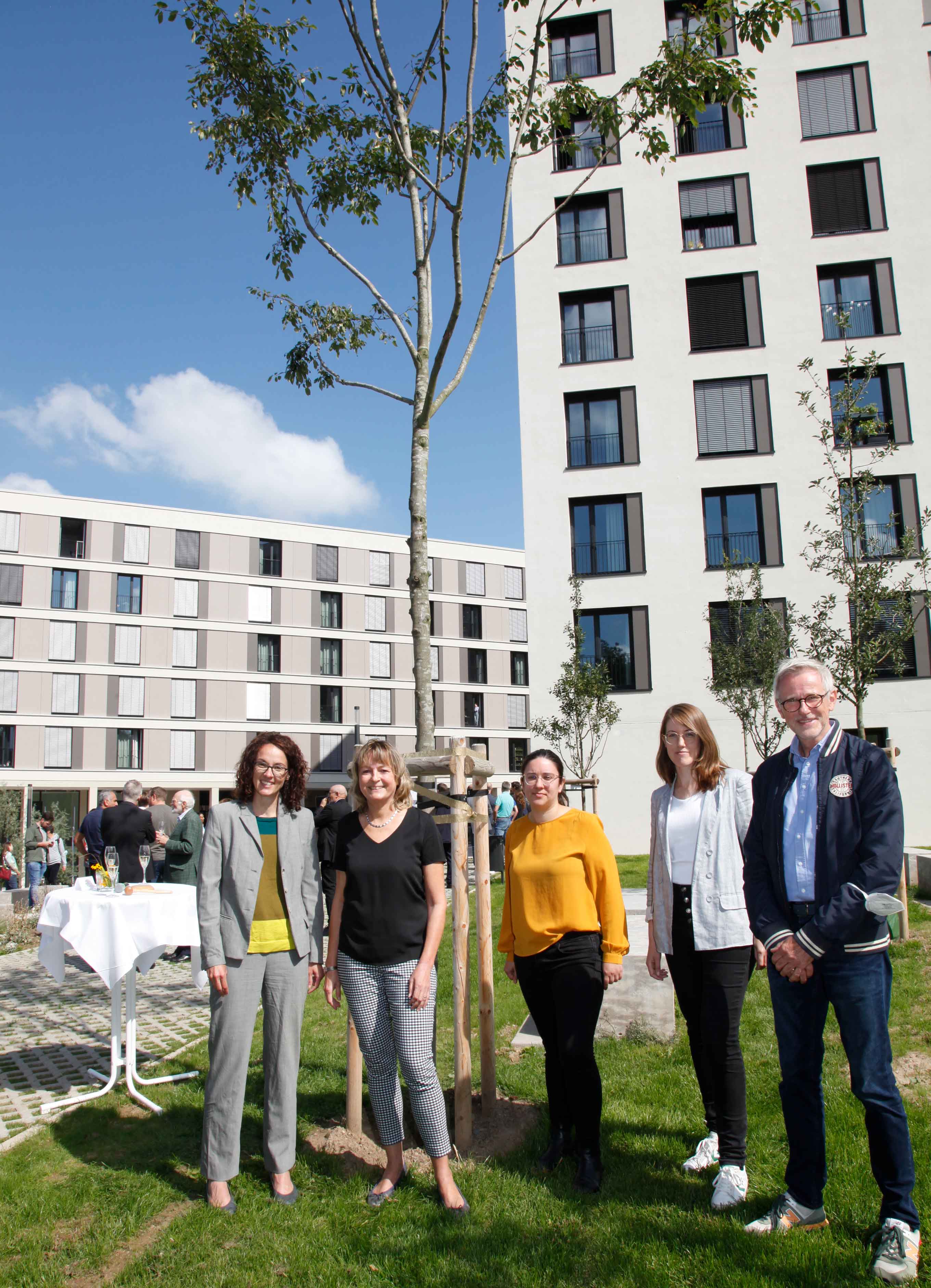 Eröffnungsfeier der neuen Studierendenwohnhäuser in der Ginnheimer ...